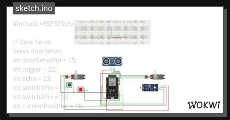 Smart Homedoor Wokwi Esp32 Stm32 Arduino Simulator