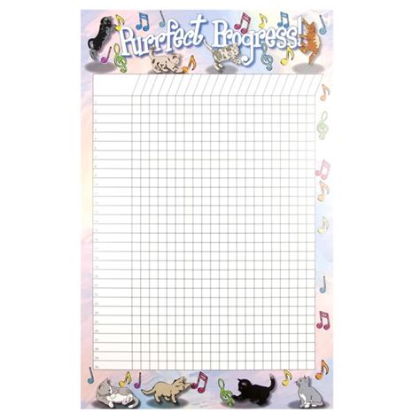 Purrfect Progress Incentive Wall Chart The Music Stand