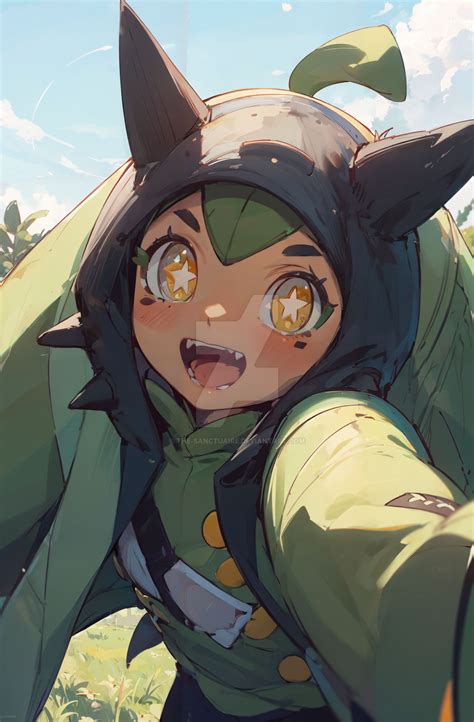 [ai Art] Ogerpon Pokemon Scarlet And Violet By The Sanctuaire On