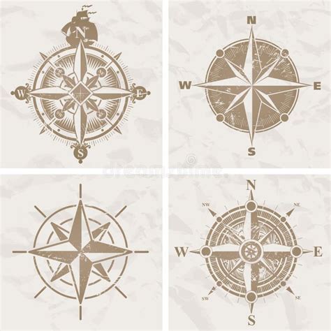 Ancient Compass Rose Stock Illustrations 2196 Ancient Compass Rose Stock Illustrations