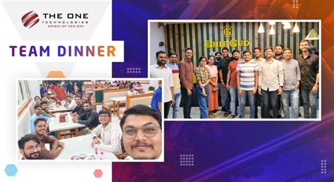 the one technologies on linkedin teamdinner qateam testingteam