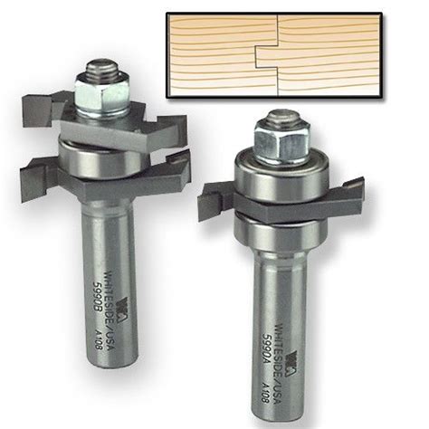Whiteside 5990 Shaker Stile And Rail Router Bit Set Hartville Hardware Router Bits