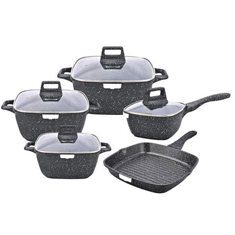 China Hot Selling Die Casting Aluminum Cookware Set On Global Sources