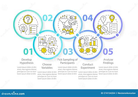 How To Conduct Causal Research Infographic Template Stock Illustration