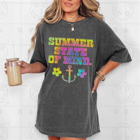 Summer State Of Mind Faux Embroiderystitch Frankleigh Just Dtfs