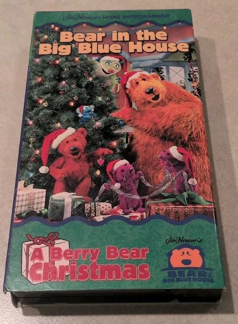 Bear In The Big Blue House A Berry Bear Christmas Jim Henson Vhs 2000