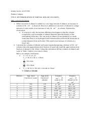 Experiment Partial Molar Volume Docx Jeremy Jacob S Emalus Campus TITLE
