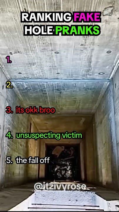 Ranking Fake Hole Pranks Shorts Pranks Funny Youtube