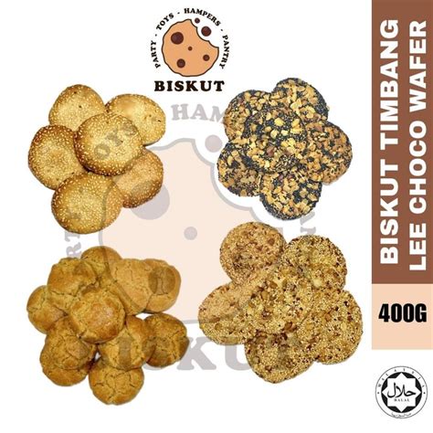 Biskut Timbang 400g Biskut Bijan Putih Hitampeanut White Black