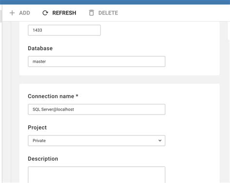 unable to see connections list even when there are connections · issue