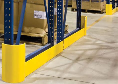 Warehouse Pallet Rack Steel Upright Protectors Pallet Racking Column