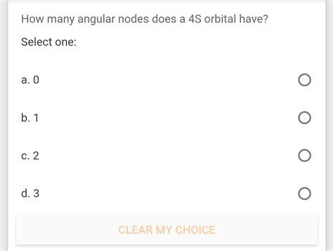 Answered How Many Angular Nodes Does A 4s Bartleby