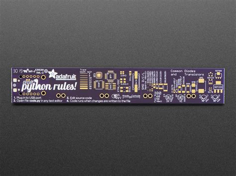 Adafruit Pyruler Engineer Reference Ruler Circuitpython