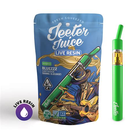 Blue Zzz 500mg Jeeter Jeeter Juice Live Resin Disposable Straw Jane