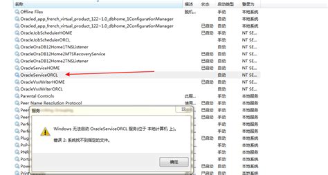 oracle服务启动问题，求解决！ 大数据 csdn问答