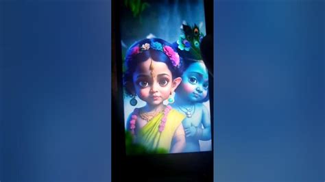 Little Radha ️krishna Ki Drowing Drawing Art Radhakrishna Shorts