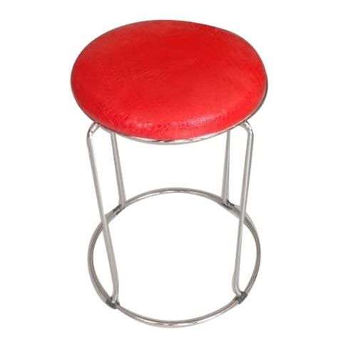 Red Stainless Steel Leather Bar Stool At ₹ 400 In Patna Id 2850757910373
