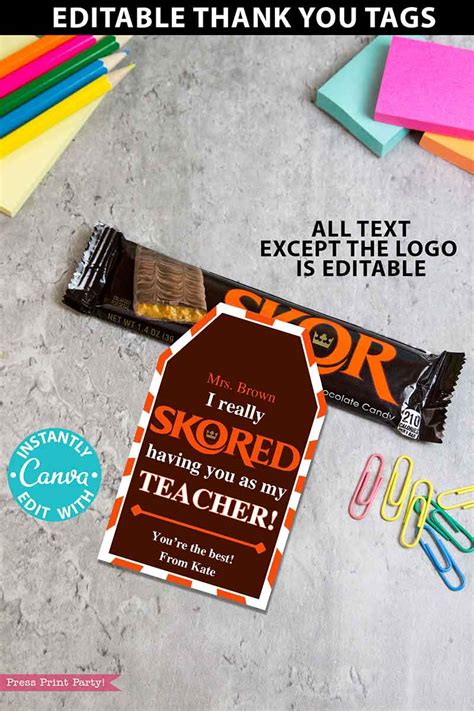 Skor Candy Bar
