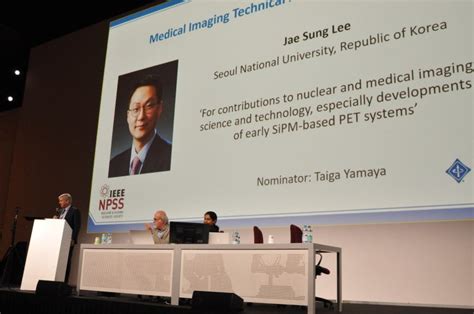 Jae Sung Lee On Linkedin It Was My Great Honor To Receive The Ieee Npss Medical Imaging