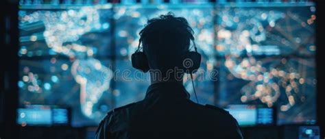 The Flight Controller Monitors The Flight Plan Of The Aircraft On The