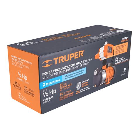 Bomba Presurizadora Multietapas 12 Hp Con Control Truper Equipos Y