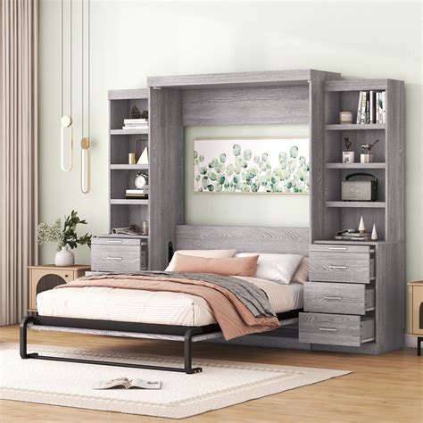 Full Wall Bed Frame Transform Your Space With Seamless Design