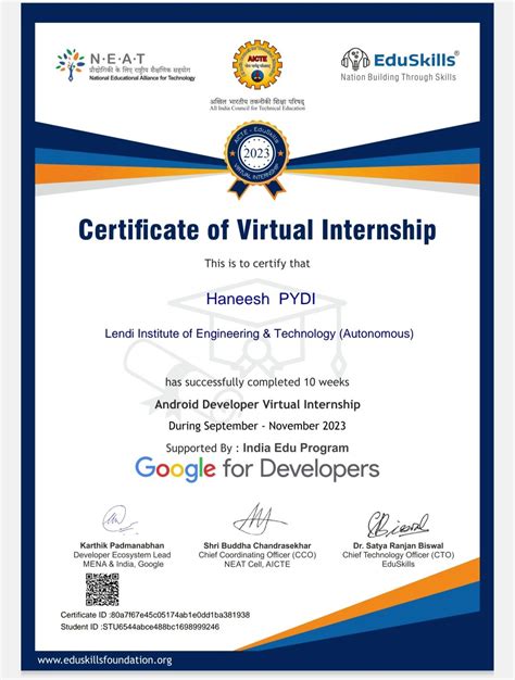 Haneesh Pydi On Linkedin Thrilled To Announce That I Have Successfully