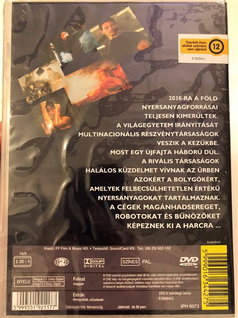 Moon 44 Dvd 1990 Űrkalózok Directed By Roland Emmerich Starring