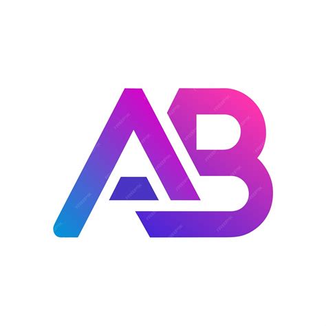 Premium Vector Ab Logo Vector Illustration 7