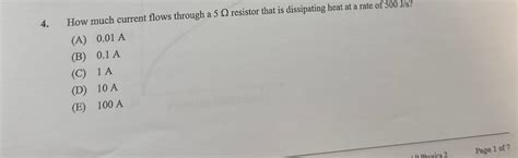 solved how much current flows through a 5Ω ﻿resistor that is