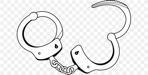 Handcuffs Police Coloring Book Copyright Clip Art Png 633x422px