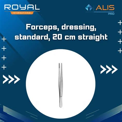Forceps Dressing Standard 20 Cm Straight At ₹ 199piece Stainless