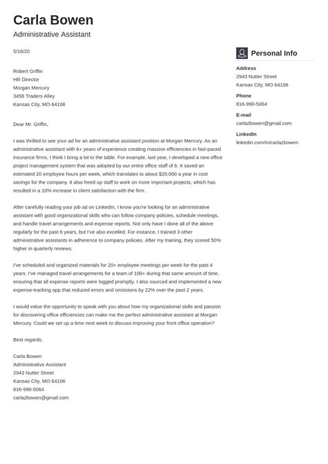 How To Write A Killer Cover Letter With Examples