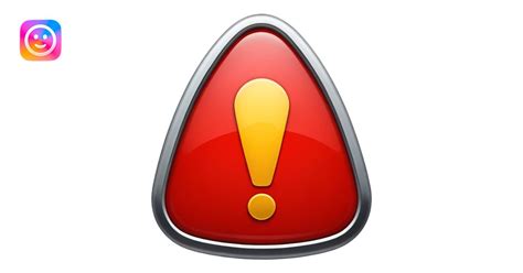 Warning Icon Emoji Ai Emoji Generator