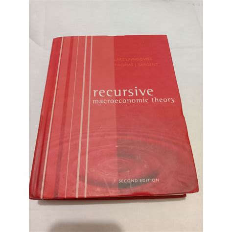 Jual Recursive Macroeconomic Theory By Lars Ljungqvist Ori Shopee