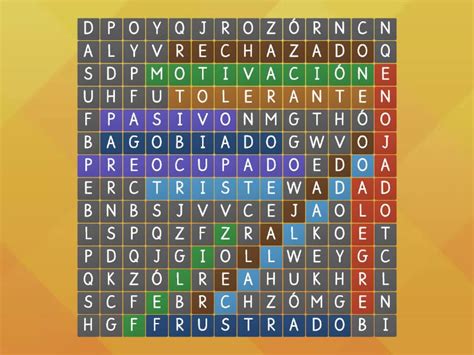 Producto 3 Sopa De Letras Sin Pistas Wordsearch