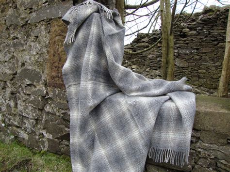 Brown Ombre Blanket Wool Throws Solway Blankets