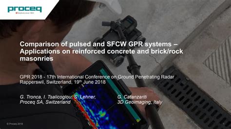 comparison of pulsed and sfcw gpr systems applications on reinforced