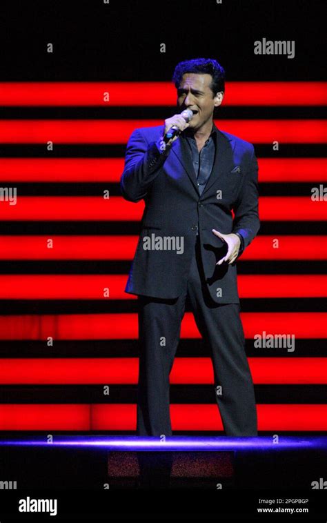 Carlos Marin Il Divo Performing Live In Concert At The Acer Arena