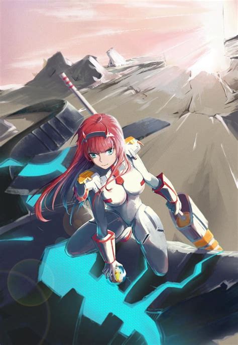 Zero Two Waifu Taxi By Accel Art Rdarlinginthefranxx