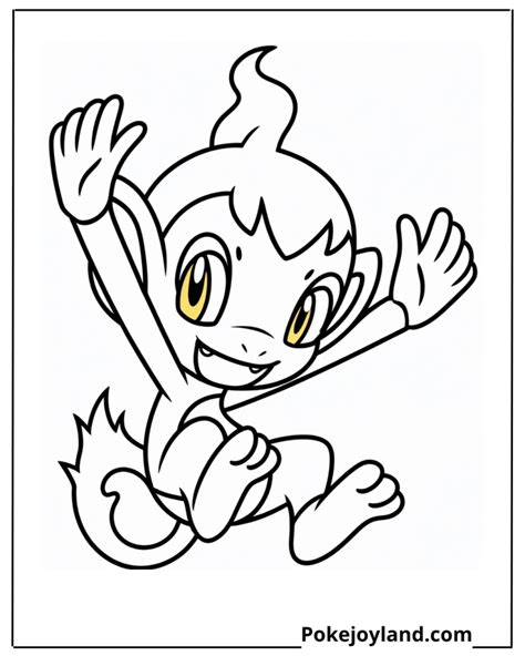 Chimchar Coloring Page Album On Imgur