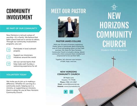 Free Church Brochure Templates Visme