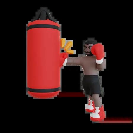 Boxing Athlete Pose 3d Illustration Download In Png Obj Or Blend Format