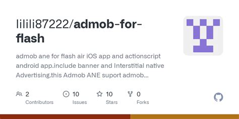 Github Lilili87222admob For Flash Admob Ane For Flash Air Ios App