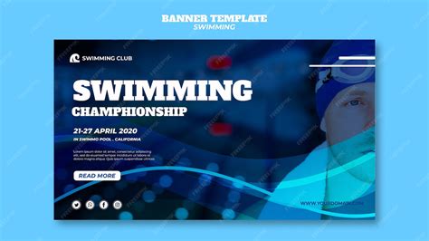 Free Psd Swimming Template For Banner