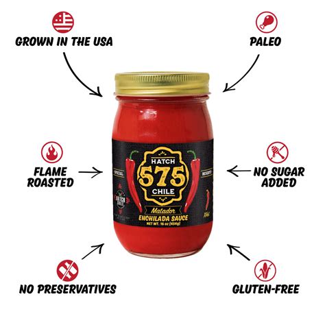 575 Matador Hatch Red Chile Enchilada Sauce Xhot