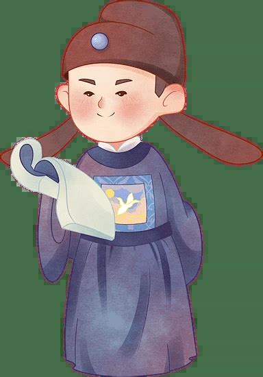 古典中国风娃娃 官服小男孩 花瓣网