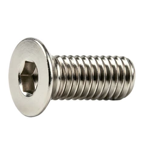 Tornillos De Cabeza Plana Hexagonal Métricos Inviolables Lily Bearing