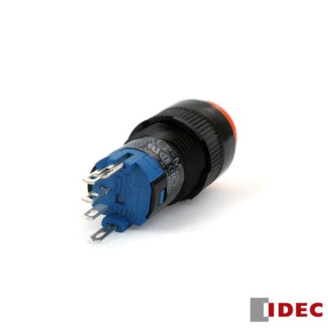 Idecアイデック和泉電機 Al2m M11a 照光押ボタンスイッチ φ12 A2シリーズ 丸形 アンバー Nn Angel Ham