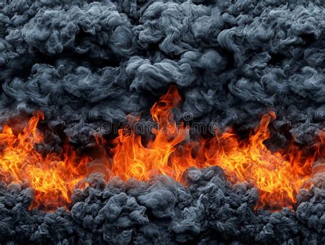 Fire And Smoke Background